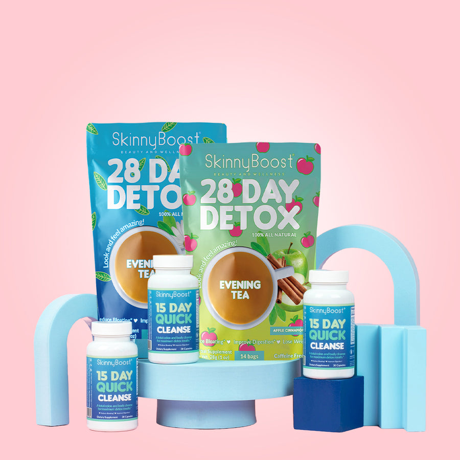 Skinny Boost 28 Day Detox Tea Kit Description – SkinnyBoost